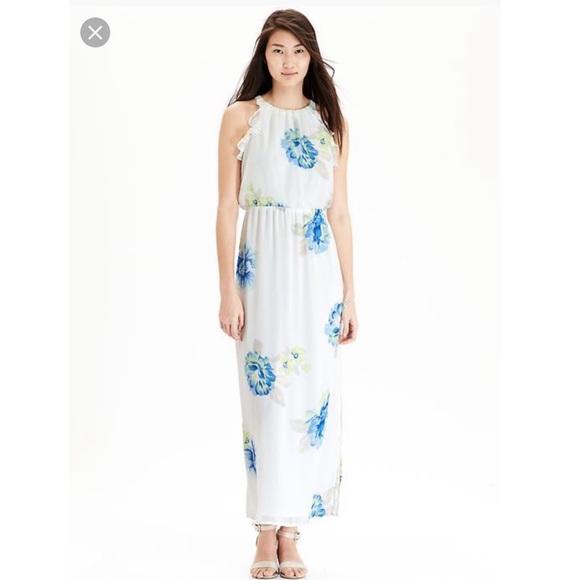 Old Navy | Dresses | Old Navy Floral Chiffon Maxi Dress | Poshmark
